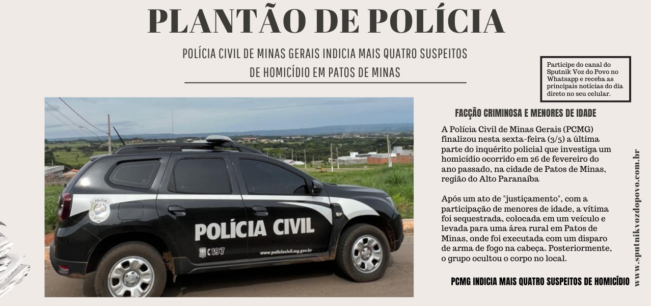 Polícia Civil De Minas Gerais Indicia Mais Quatro Suspeitos De